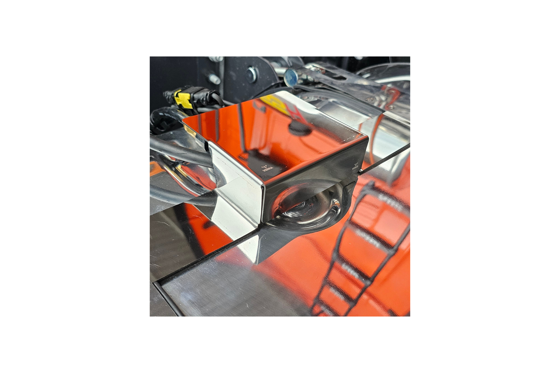 CAPA INOX ANTI FURTO BOIA TANQUE 632 MM | 250MM + 132 MM (ALT 40MM) + 250MM | Eax Parts